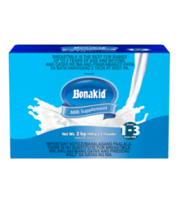 Bonakid Milk Drink For Children 1 -3 Years 2kg (400g x 5)